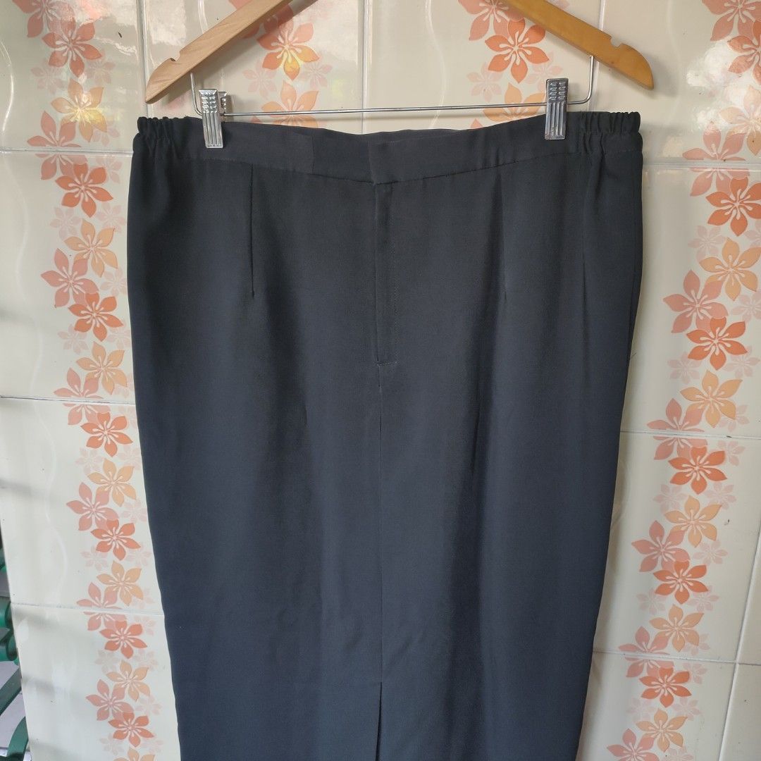 Freeong big size rok jumbo full furing rok kerja rok kantor rok formal ...