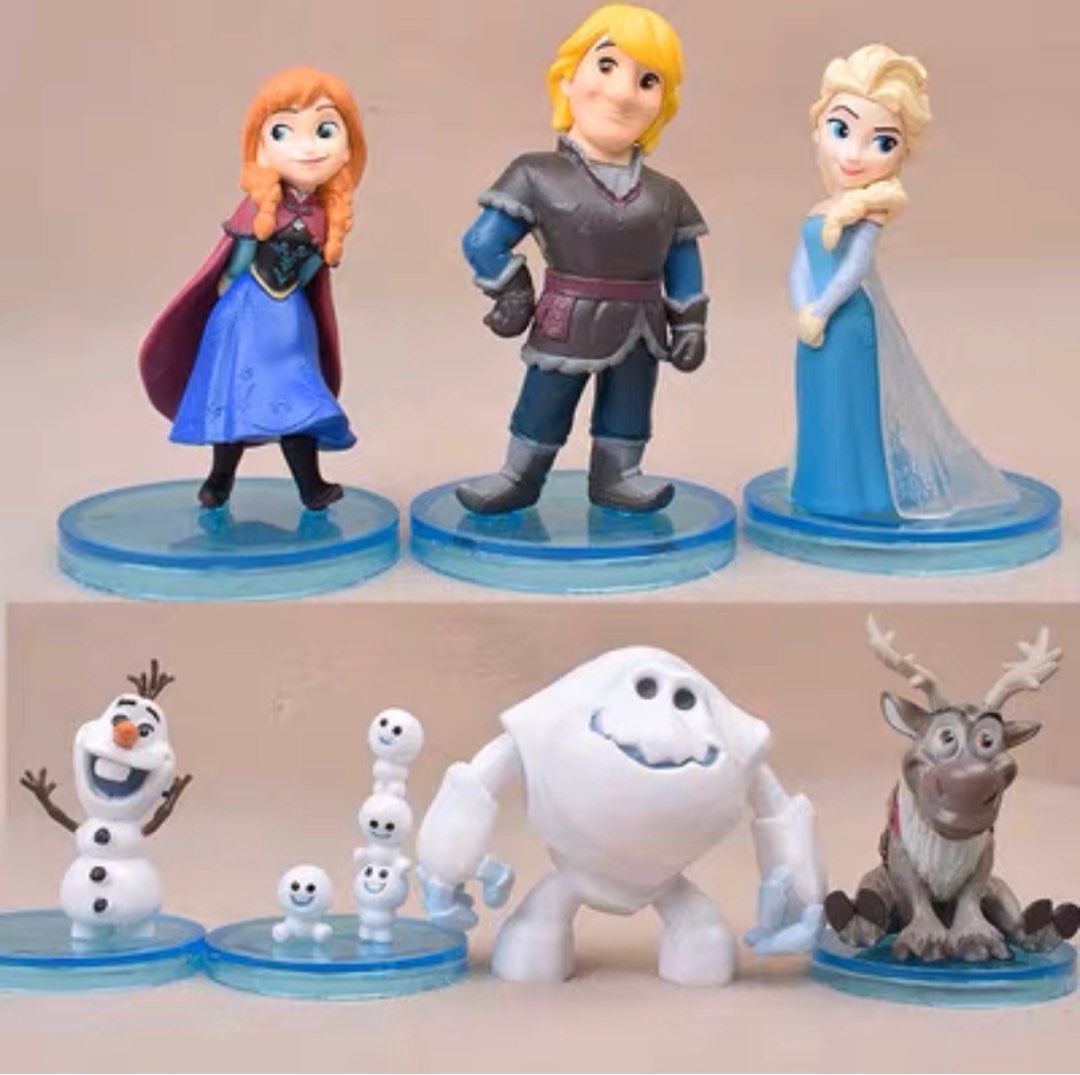 Frozen elsa anna Princess birthday cake topper decoration toy figurine ...
