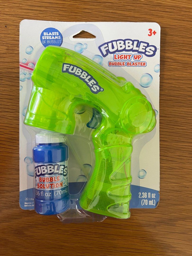 Fubbles Light Up Bubble Blaster, Babies & Kids, Infant Playtime on ...