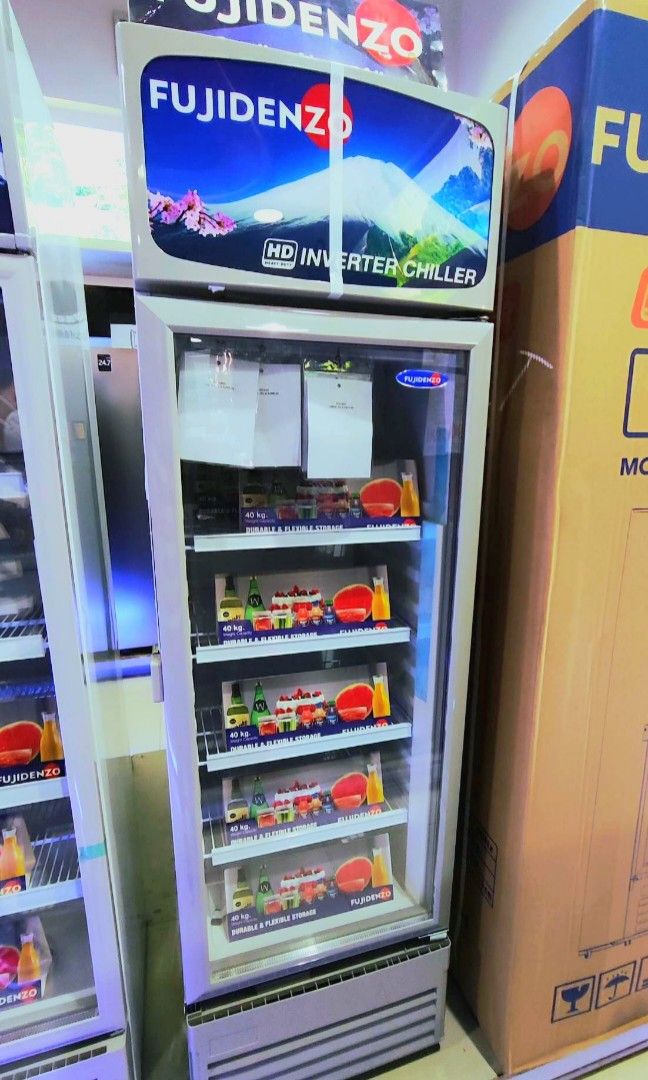 FUJIDENZO SHOWCASE CHILLER INVETER & NON INVETER 100% BRAND NEW, TV ...