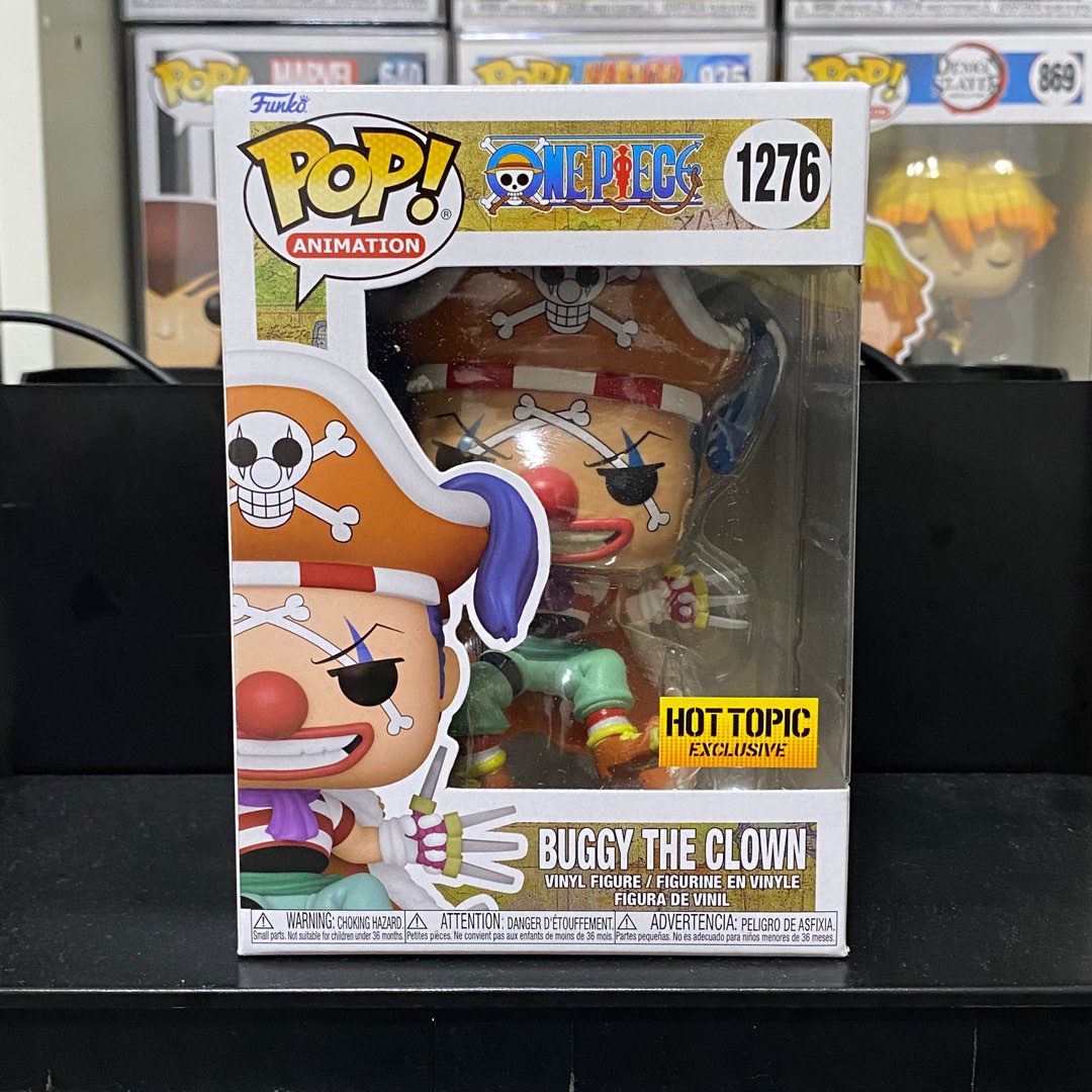 Funko Pop - Buggy (One Piece), Hobbies & Toys, Toys & Games on Carousell