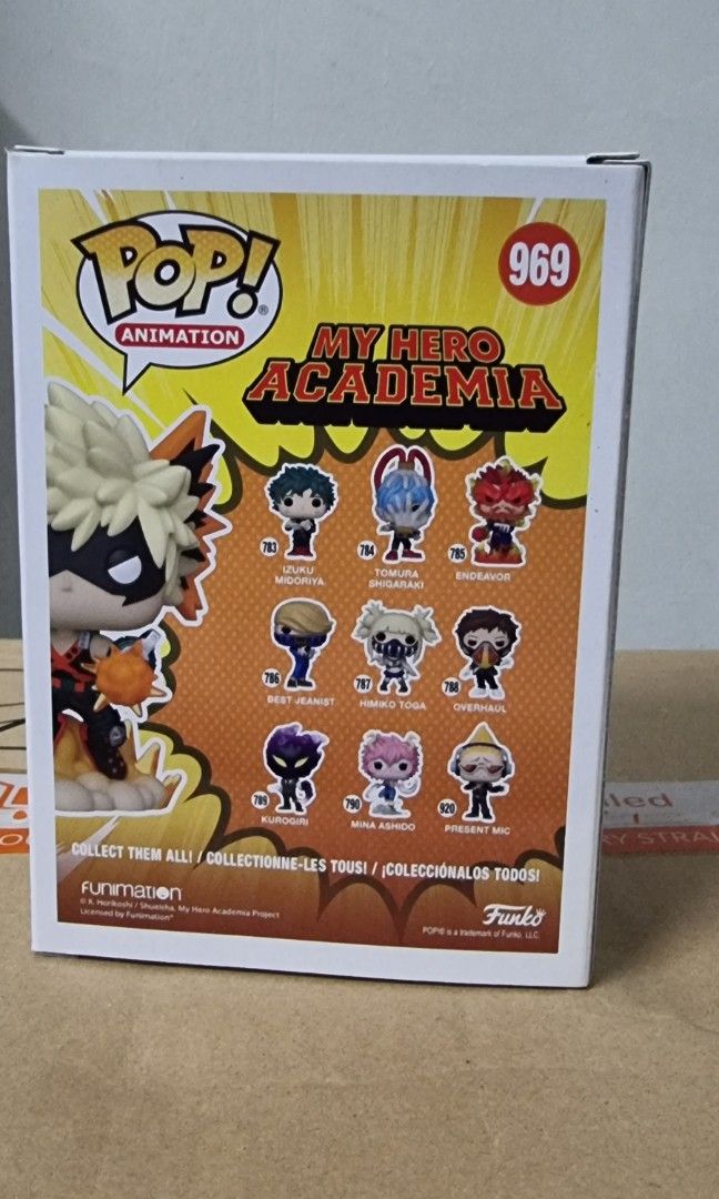 Funko Pop - Katsuki Bakugo 969 (MHA) #kemasraya, Hobbies & Toys, Toys ...