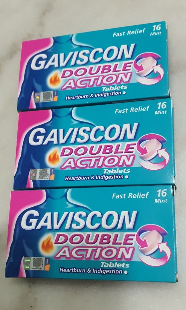 Gaviscon Double Action Tablet 16s - Fresh Exp Dates!, Health ...