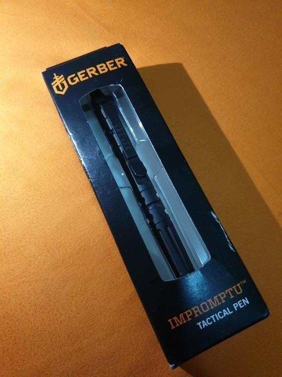 Gerber Impromptu Tactical Pen, Black [31-001880], Hobbies & Toys ...