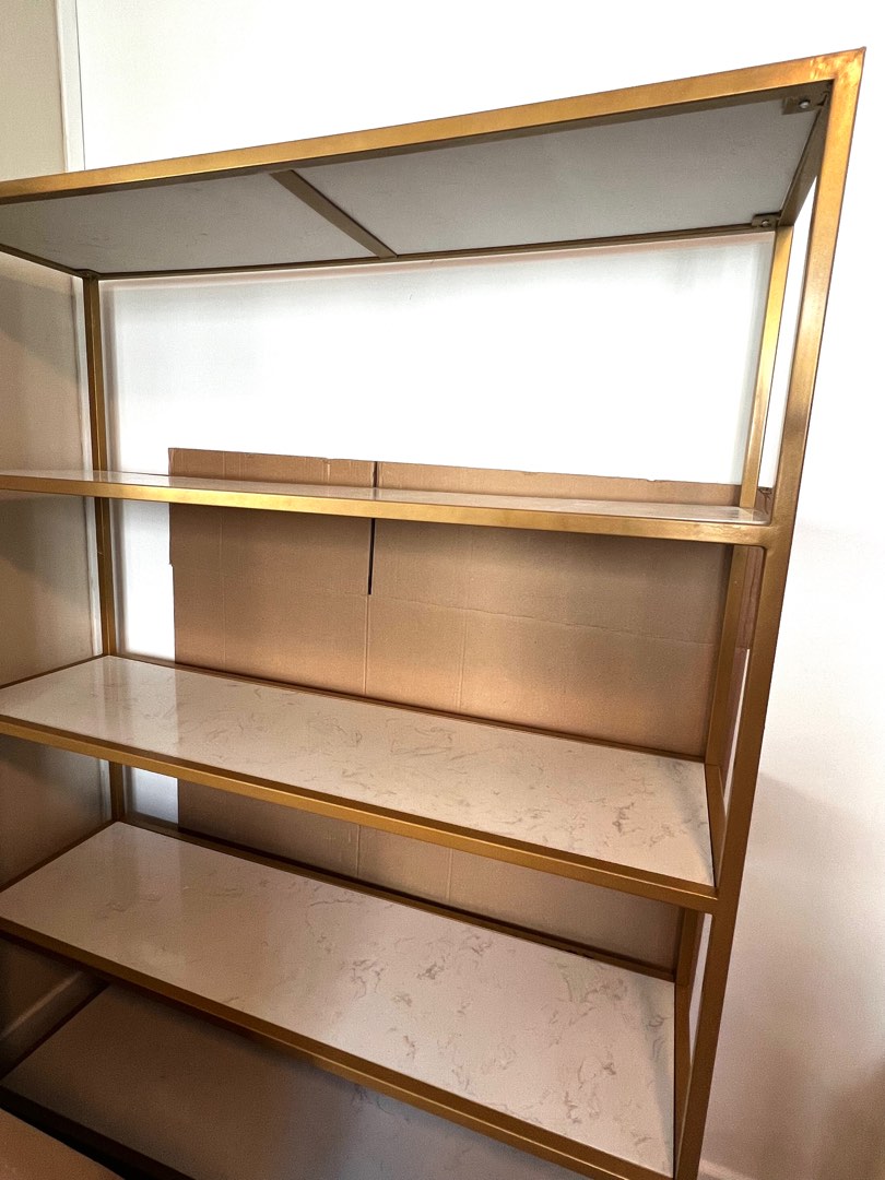 Gold Racks/Shelves, Furniture & Home Living, Furniture, Shelves ...