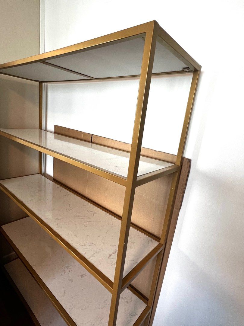 Gold Racks/Shelves, Furniture & Home Living, Furniture, Shelves ...