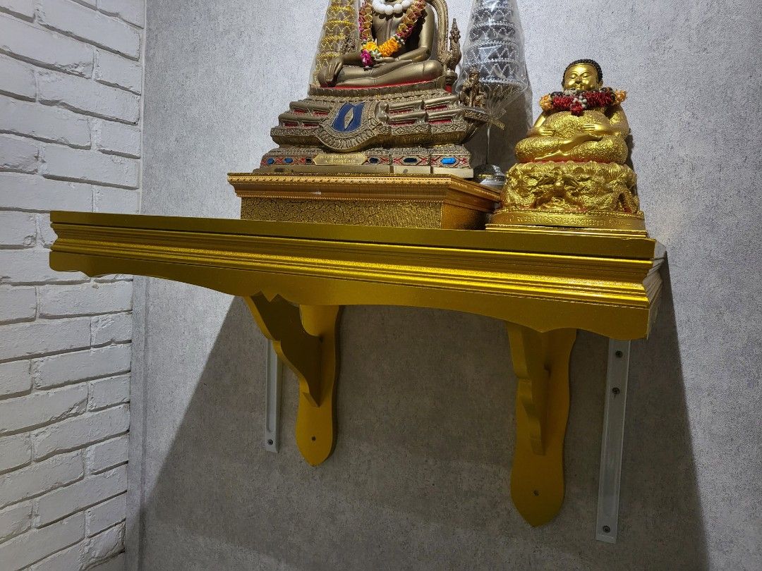 Golden Altar wall mounted table, Furniture & Home Living, Furniture ...