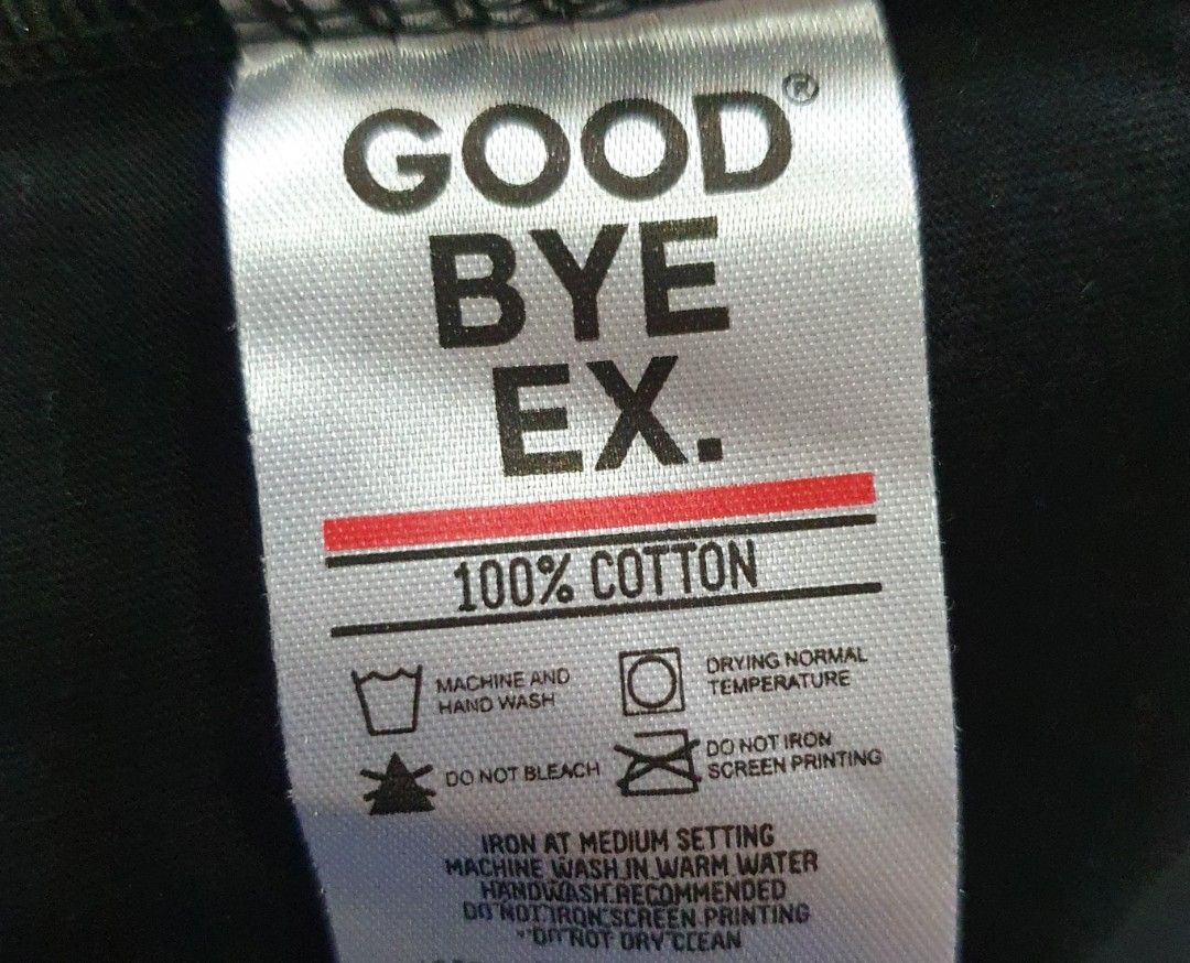 Goodbye EX Distro Kaos Baju T-Shirt Black keren, Fesyen Pria, Pakaian ...