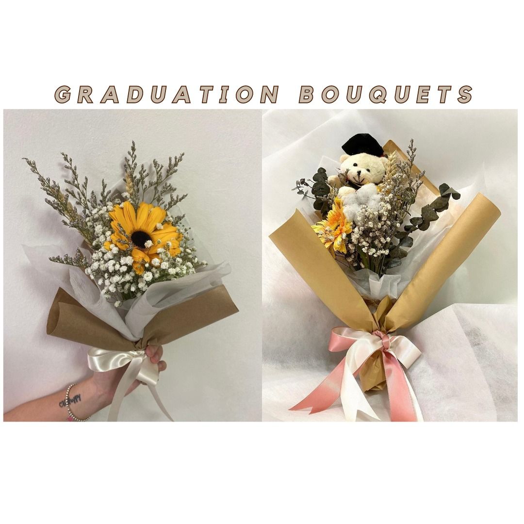 Graduation Flower Bouquet/ Fresh Flower / Preserved Flower/Budget ...