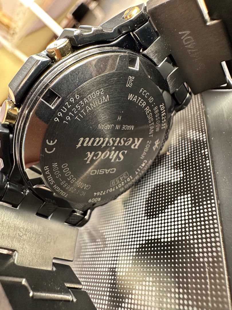 Titanium G-Shock GMW-B5000TCM-1DR, Men's Fashion, Watches & Accessories ...