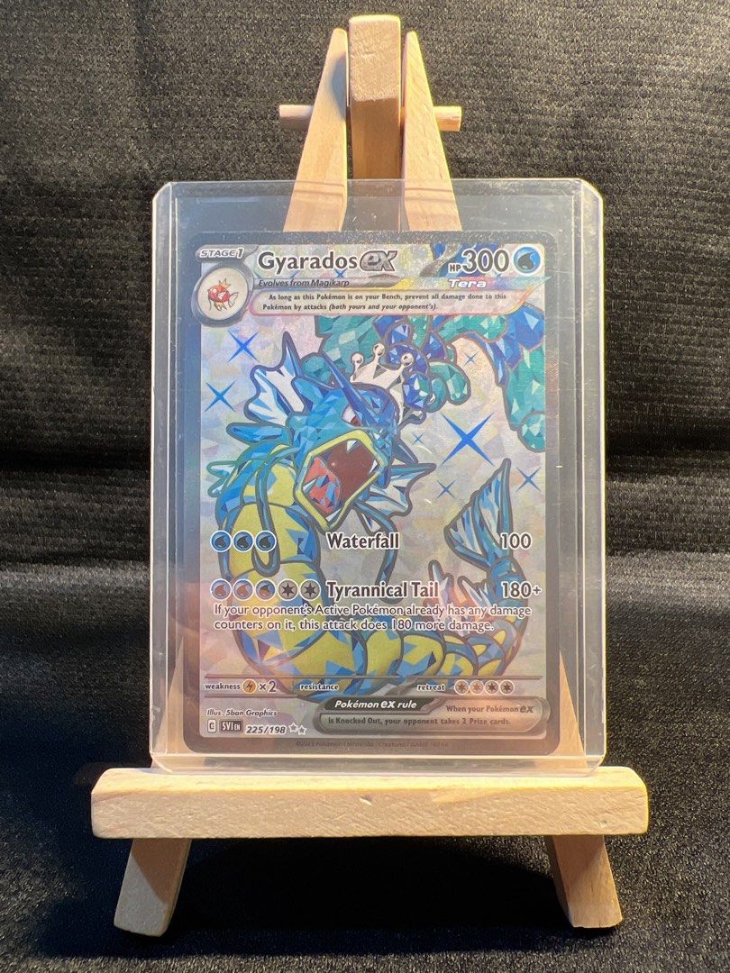 Gyarados EX (Full Art) Pokemon Scarlet Violet (EN) 225/198, Hobbies ...