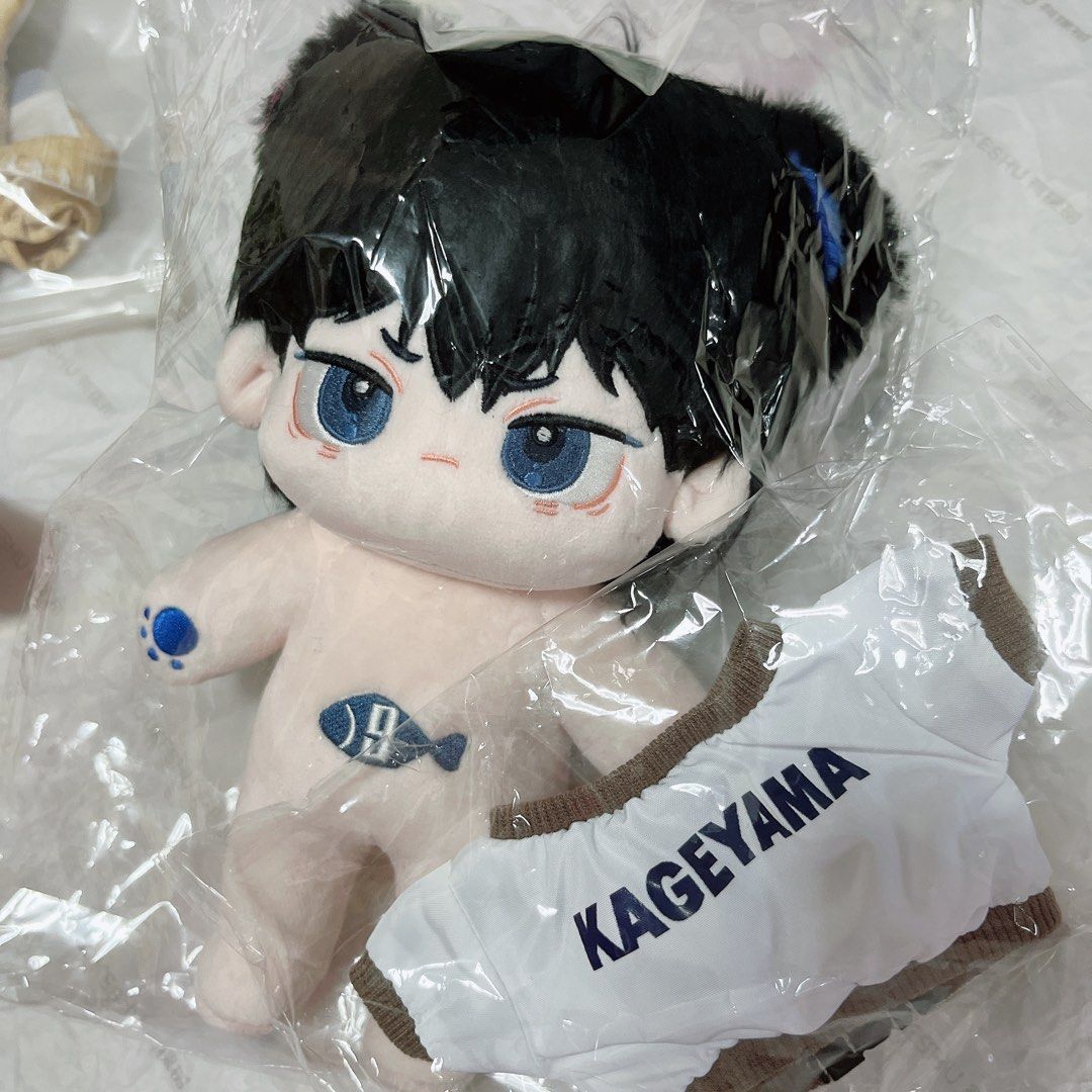 Haikyuu Kageyama Tobio soft toy flying fish doll, Hobbies & Toys ...