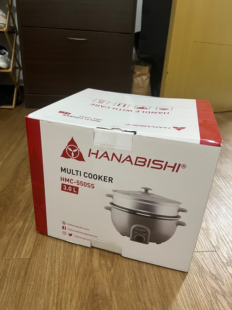 Hanabishi Multi-cooker 3L, Furniture & Home Living, Kitchenware ...