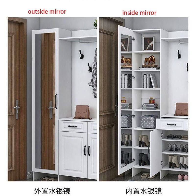 Hanger/Storage*Nice Cabinet /Shoe Cabinet with Mirror, Furniture & Home ...