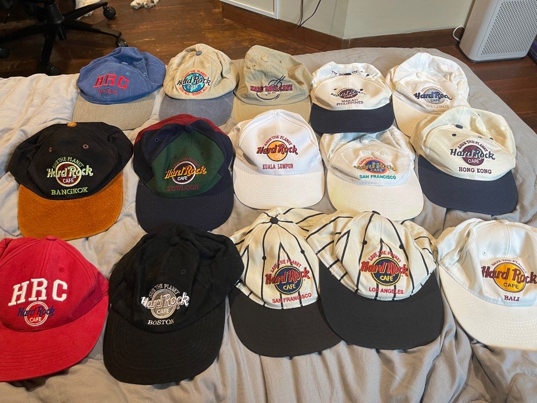 Hard Rock Cafe global Hat collection, Men's Fashion, Watches ...
