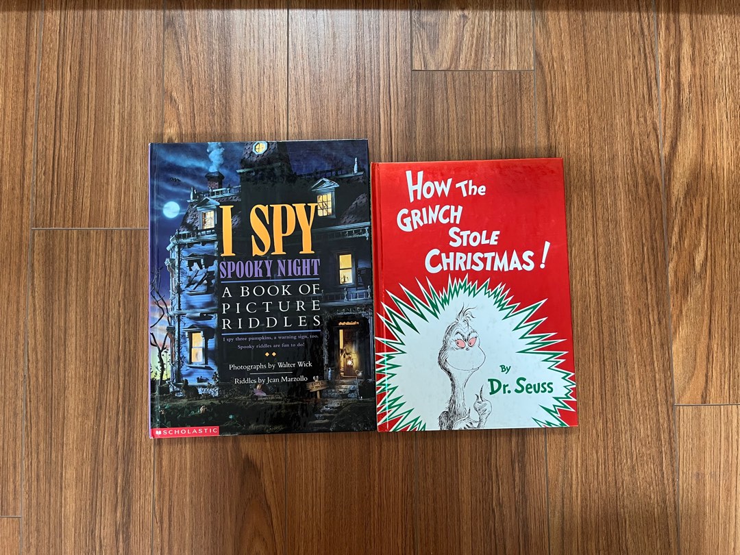 Hardbound Children's Book: Dr Seuss and i Spy on Carousell