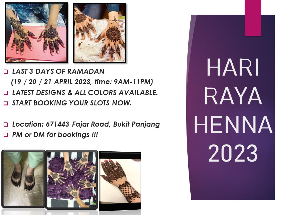 HARI RAYA HENNA, Beauty & Personal Care, Hands & Nails on Carousell