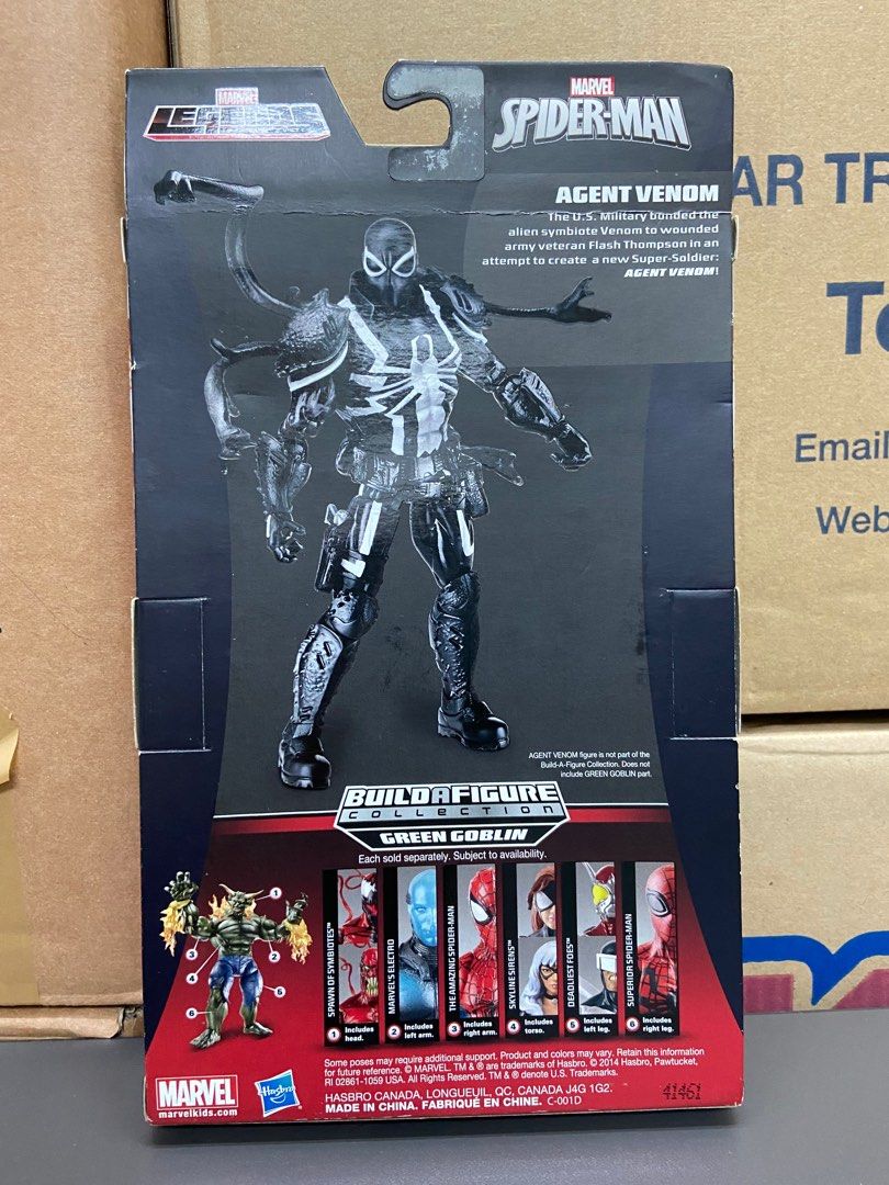 Hasbro Marvel Legends Red Thunderbolts Agent Venom Red Hulk Punisher