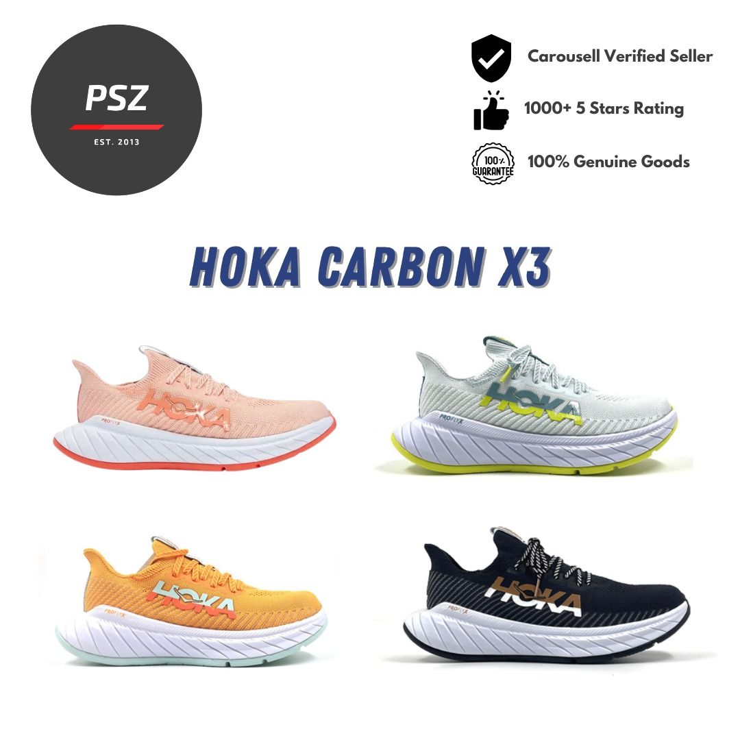 Hoka Carbon X3, Men's Fashion, Activewear on Carousell