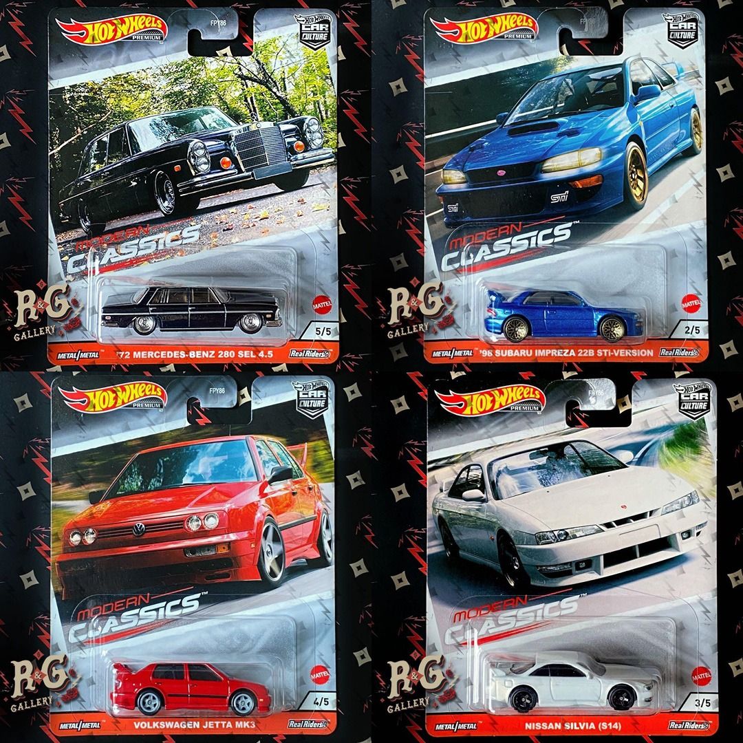 Hot Wheels Modern Classic Set Hotwheels Subaru Impreza 228 STI-Version ...