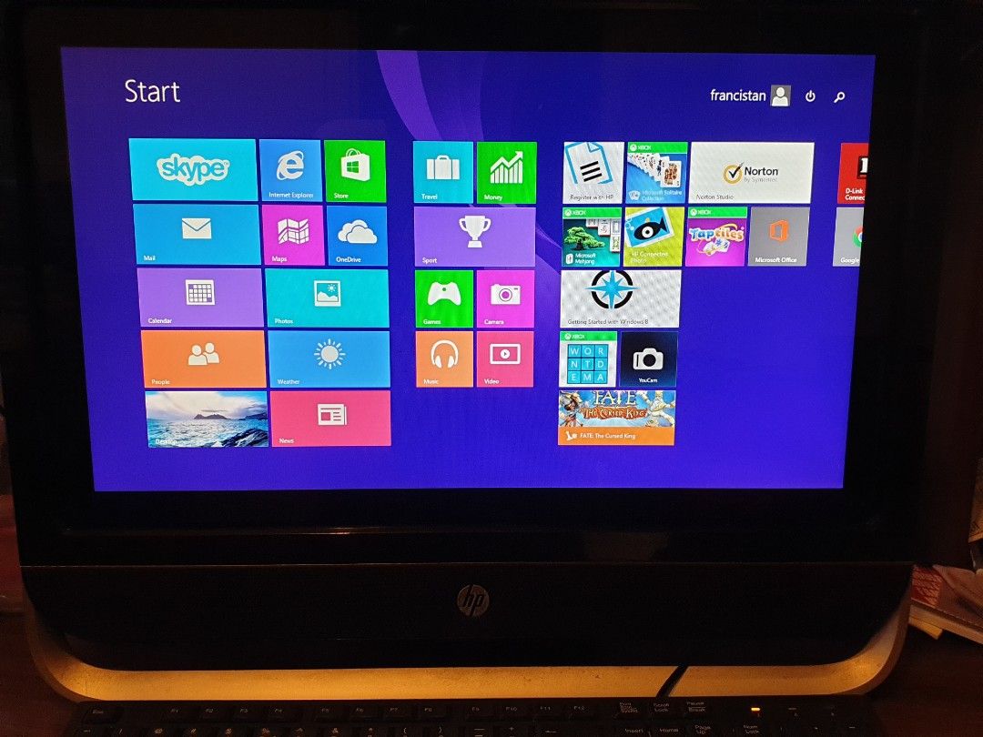 HP Pavilion 20 touchscreen, Computers & Tech, Desktops on Carousell