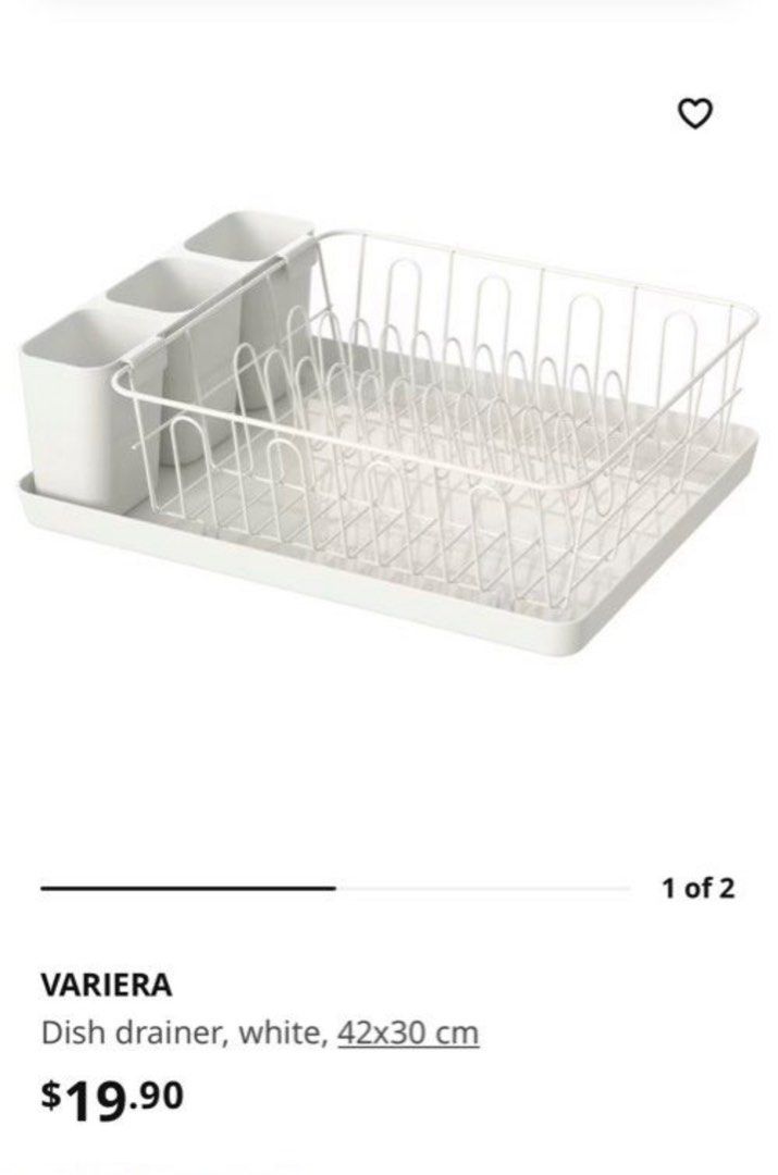 Ikea Dish drying rack, Furniture & Home Living, Kitchenware & Tableware ...