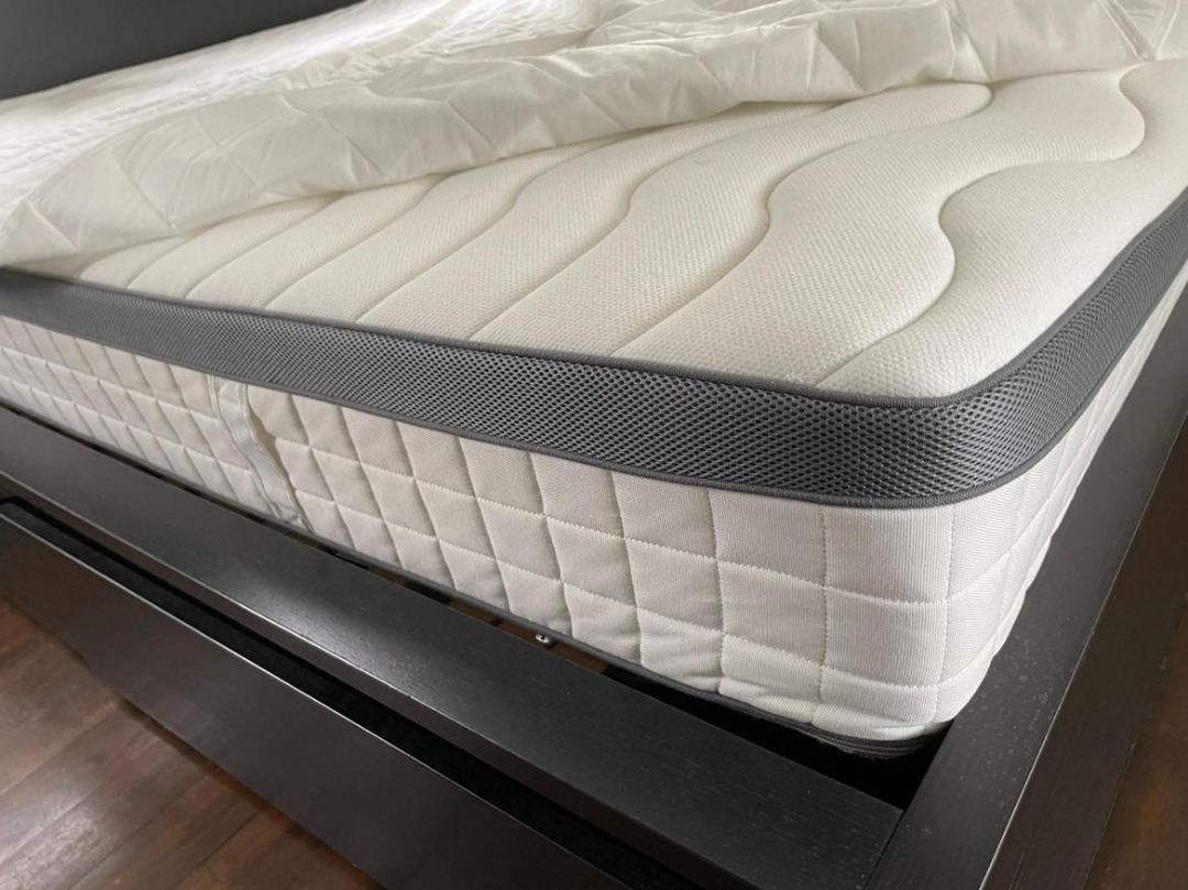 IKEA FILLAN Pocket sprung mattress, firm, Furniture & Home Living, Furniture, Bed Frames ...