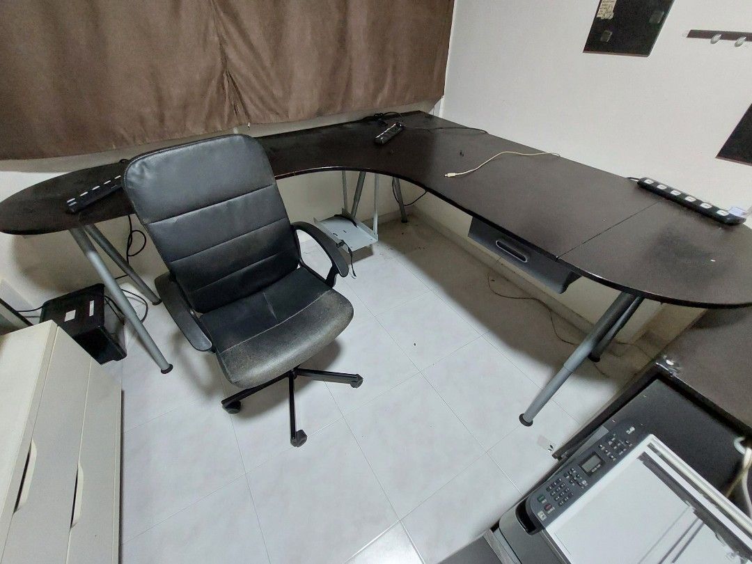 IKEA Galant table, Furniture & Home Living, Furniture, Tables & Sets on ...