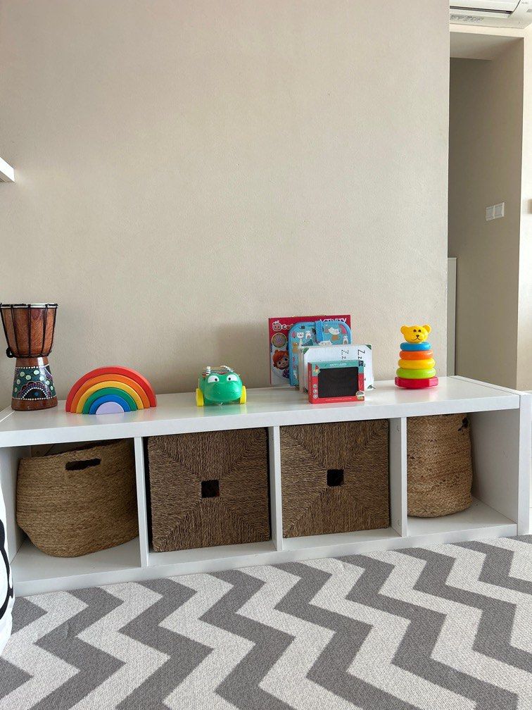 Ikea kallax rack, Furniture & Home Living, Furniture, Shelves, Cabinets ...