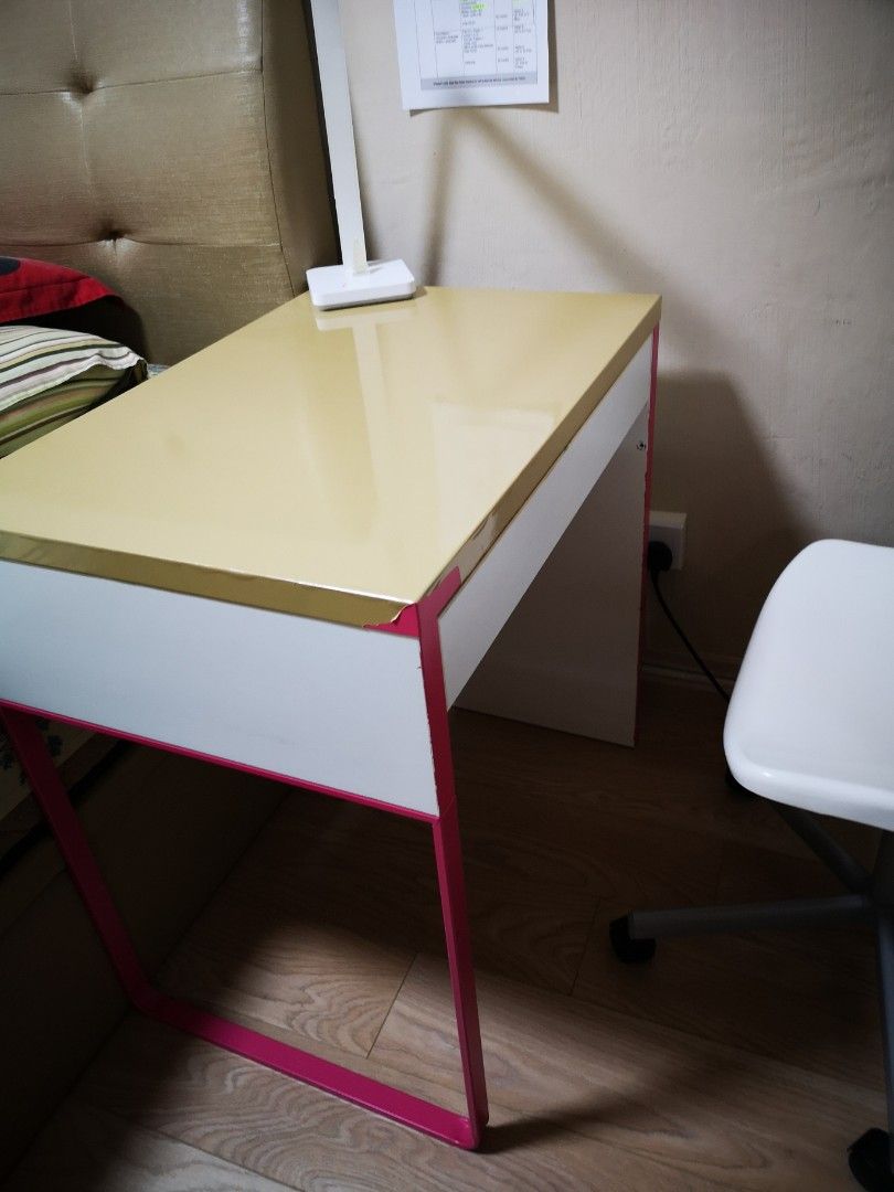 Ikea study table with drawer 73*50, Furniture & Home Living, Furniture ...