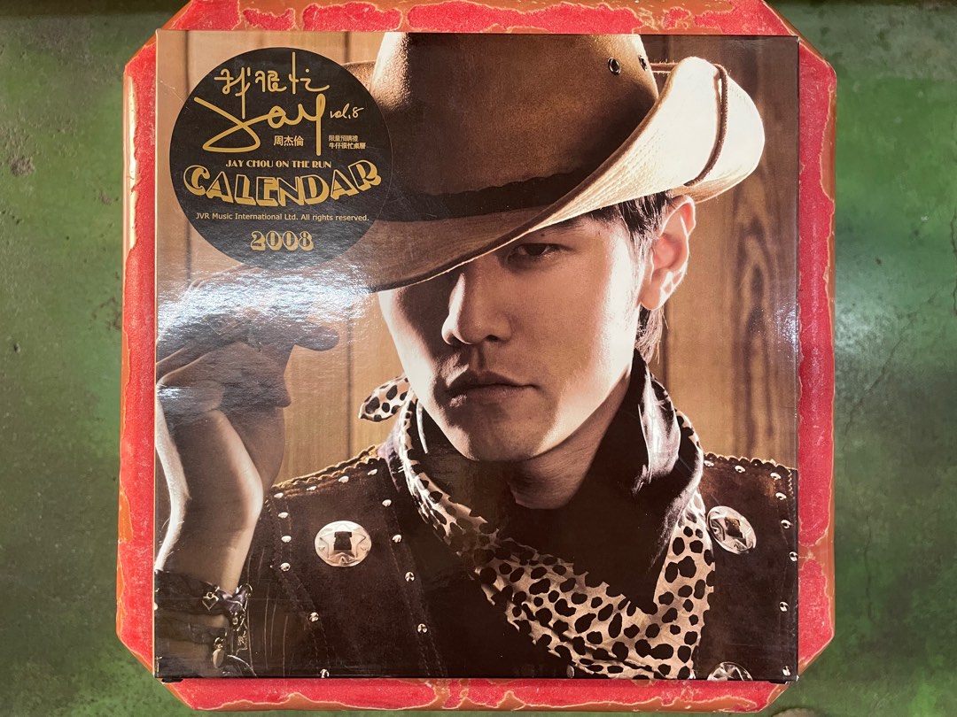 Jay Chou Calendar, Hobbies & Toys, Music & Media, CDs & DVDs on Carousell