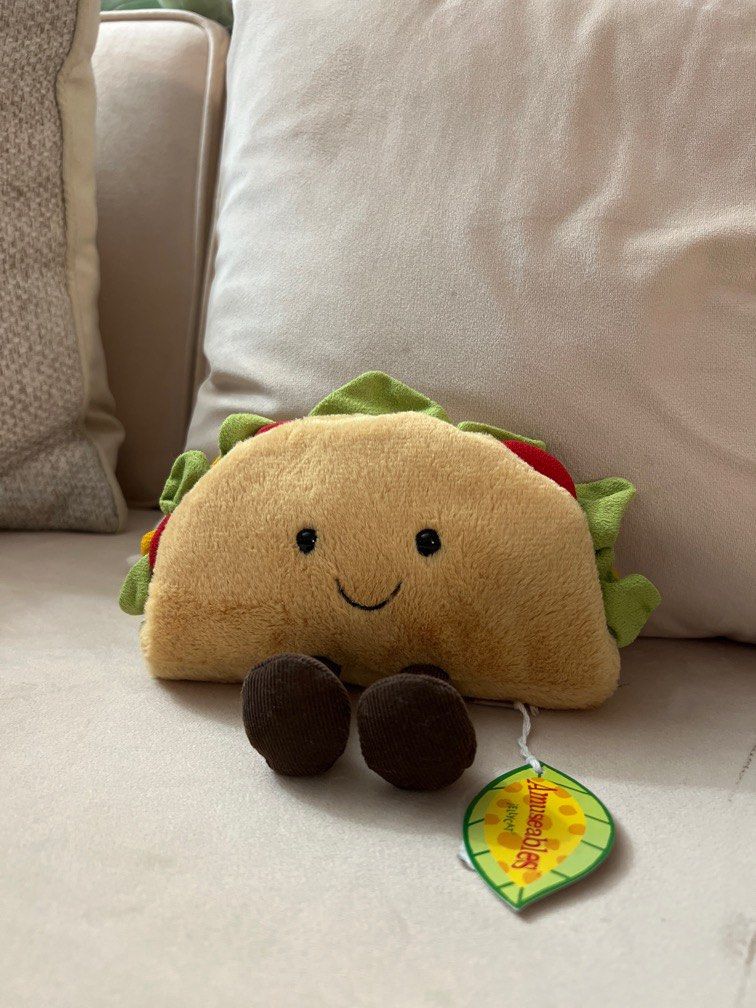 Jellycat Taco toy, Hobbies & Toys, Toys & Games on Carousell