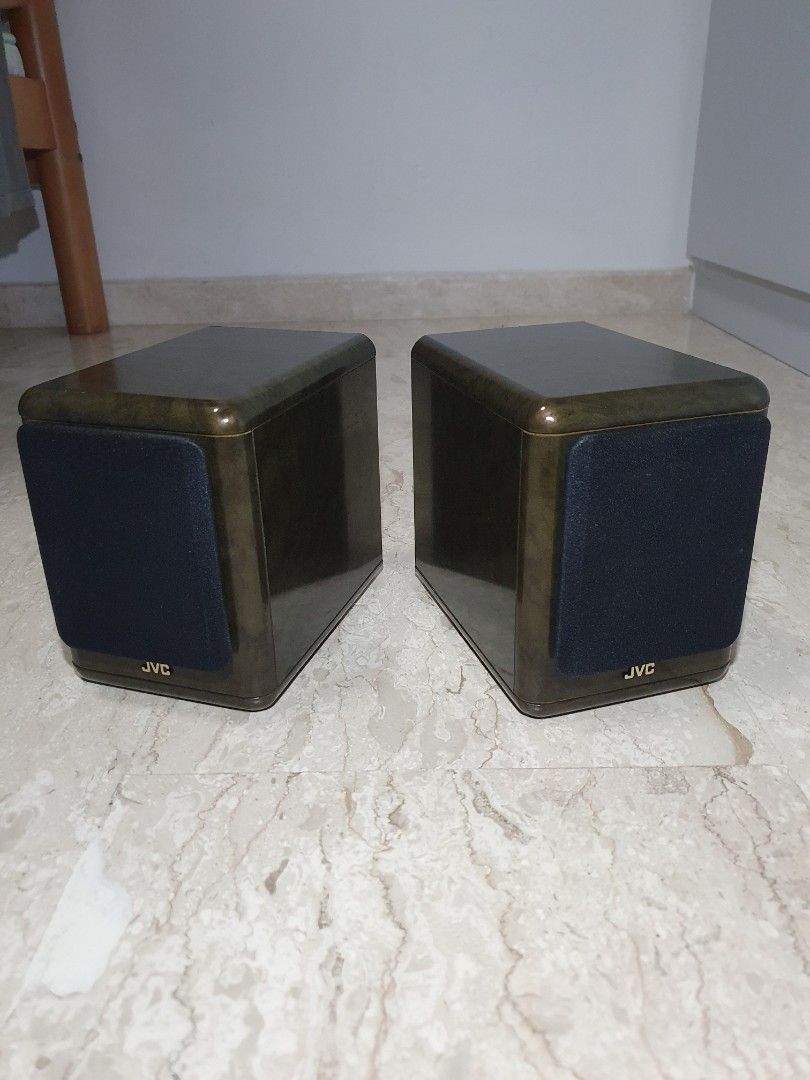 JVC wooden speakers, Audio, Soundbars, Speakers & Amplifiers on Carousell