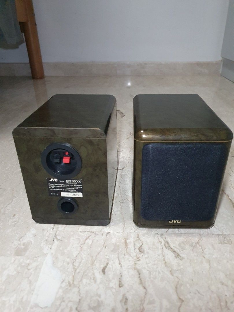 JVC wooden speakers, Audio, Soundbars, Speakers & Amplifiers on Carousell