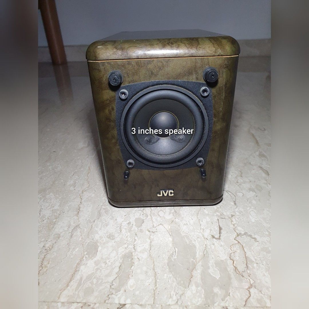 JVC wooden speakers, Audio, Soundbars, Speakers & Amplifiers on Carousell