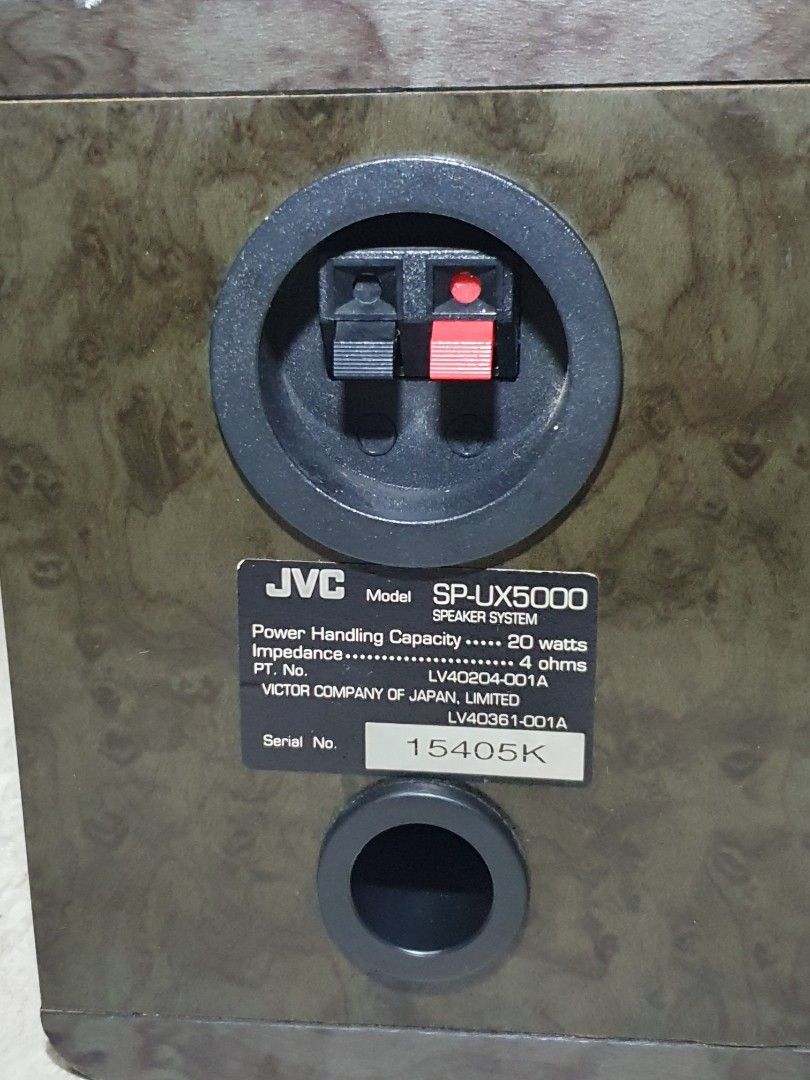 JVC wooden speakers, Audio, Soundbars, Speakers & Amplifiers on Carousell