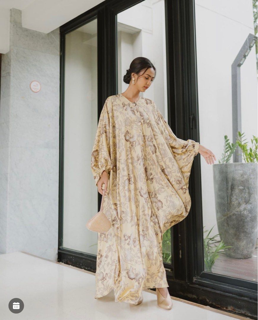 Kaftan for hari raya, Women's Fashion, Muslimah Fashion, Kaftans & Jubahs on Carousell