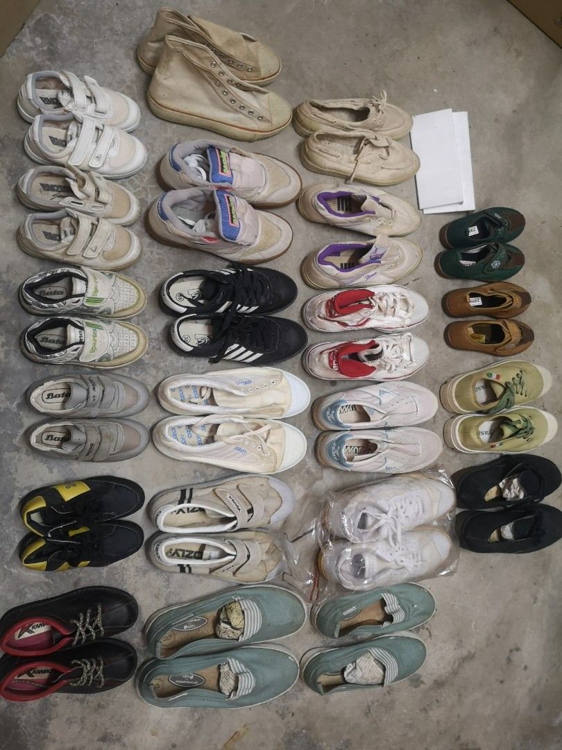 Kasut retro 80/90an, Men's Fashion, Footwear, Sneakers on Carousell