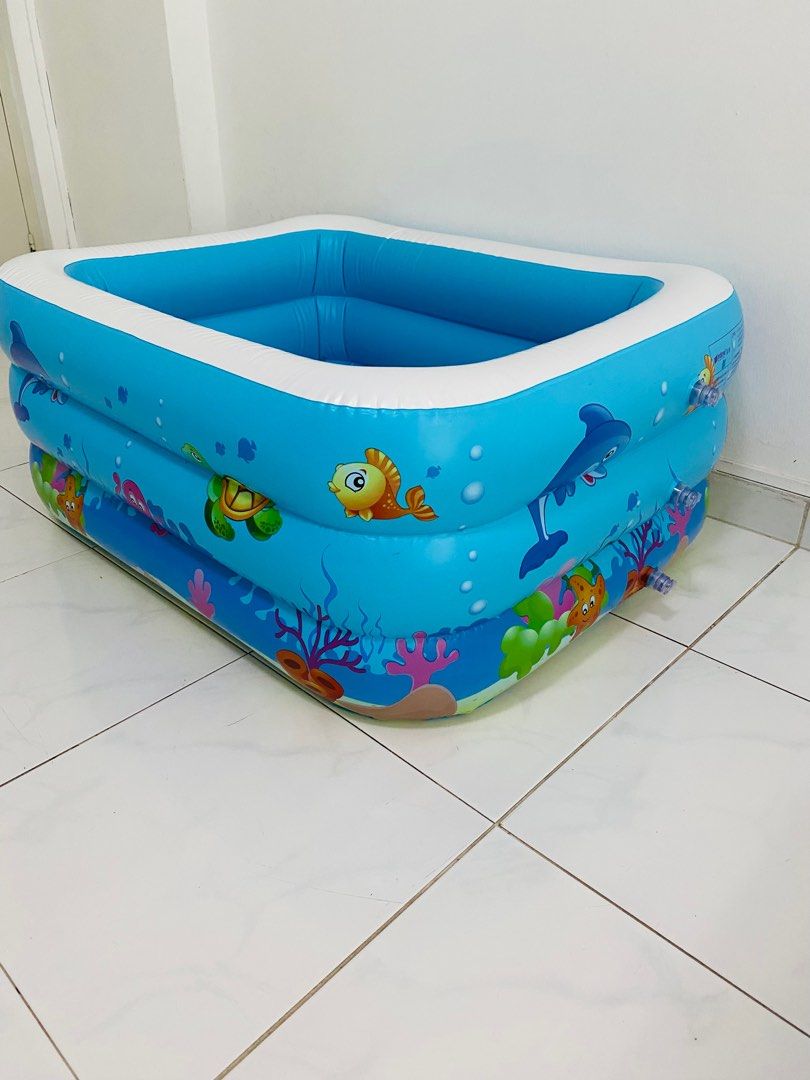 Kids Inflatable Swimming Pool, Babies & Kids, Infant Playtime on Carousell