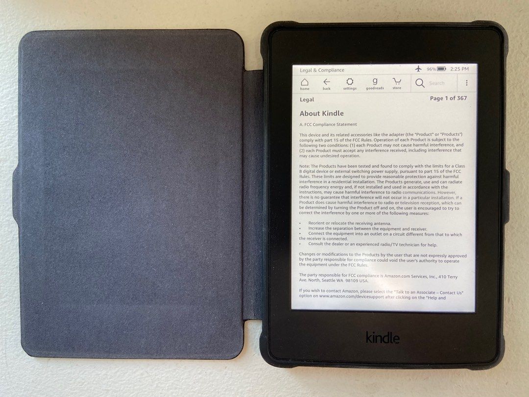 Kindle PaperWhite 2015 3rd generation with 32GB (barely used) with ...