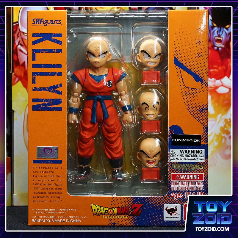 S.H. Figuarts Klilyn Krillin Dragon Ball Z SHF DBZ Original Genuine ...