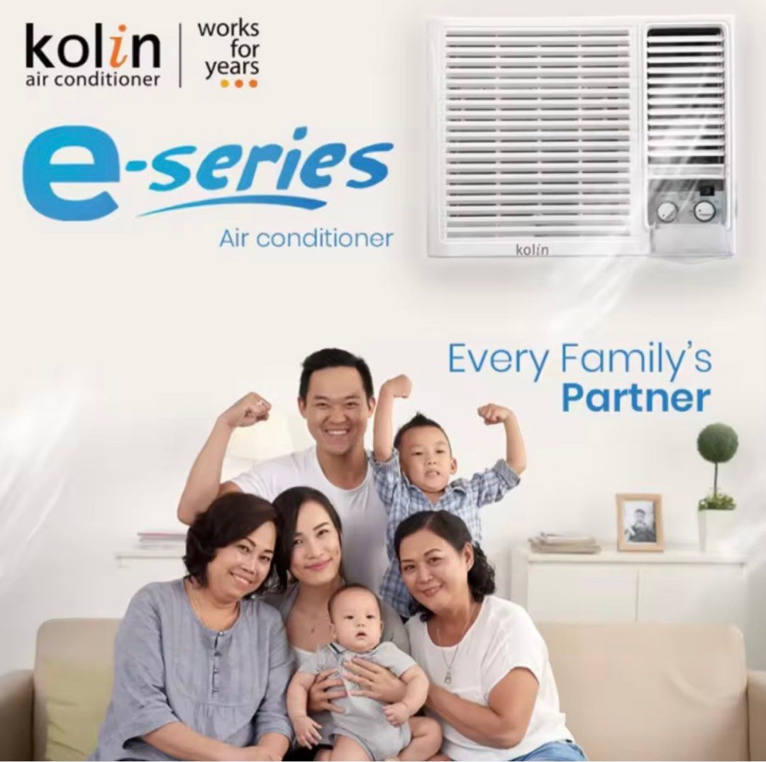 Kolin Window Type Non-Inverter Aircon 1.5 HP w/ FREE Aircon Cleaner, TV ...