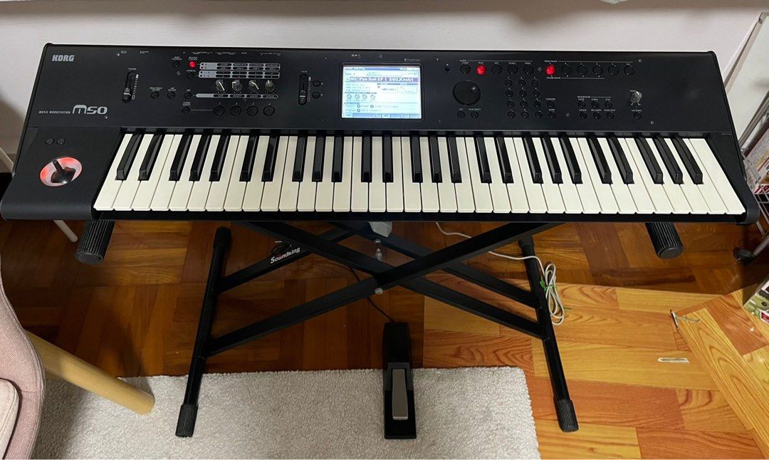 Korg M50 Synthesizer Workstation Keyboard | 61-key semi-weighted ...