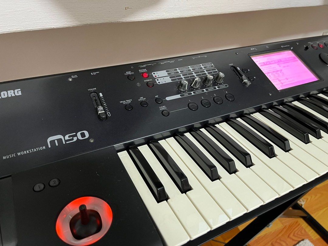 Korg M50 Synthesizer Workstation Keyboard | 61-key semi-weighted natural touch, Hobbies & Toys ...