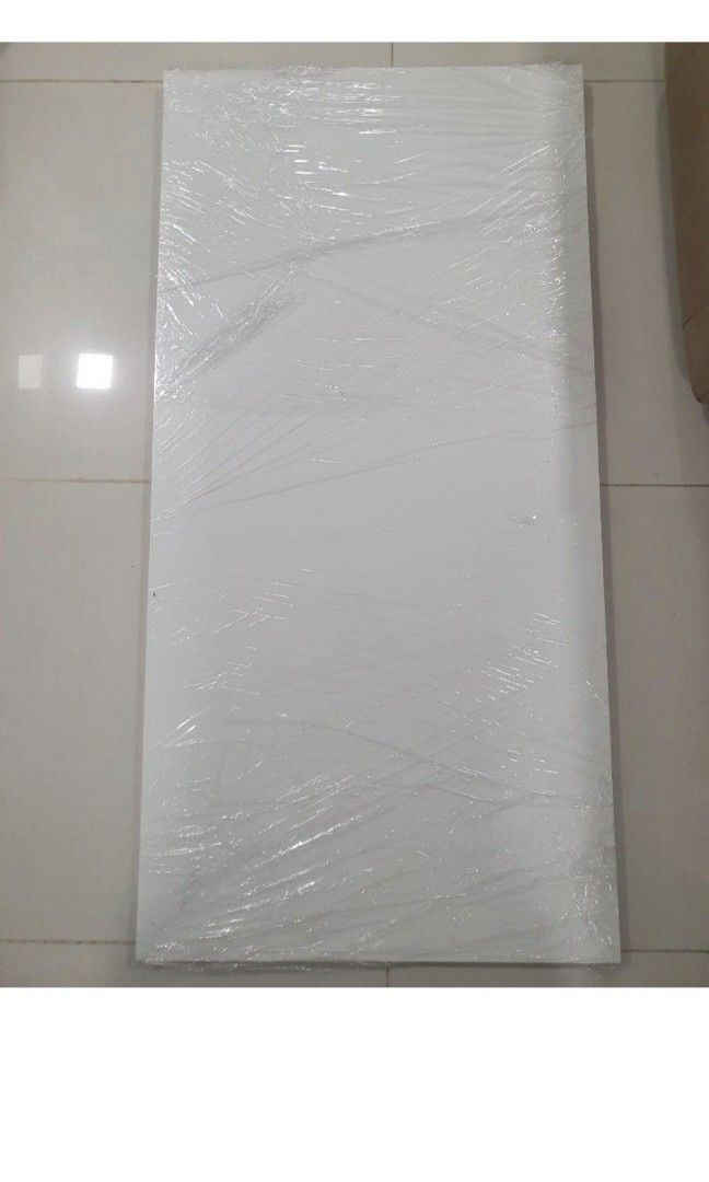 LAGKAPTEN Table top, white, 120x60 cm and Hilver (Leg cone shape) 70cm ...