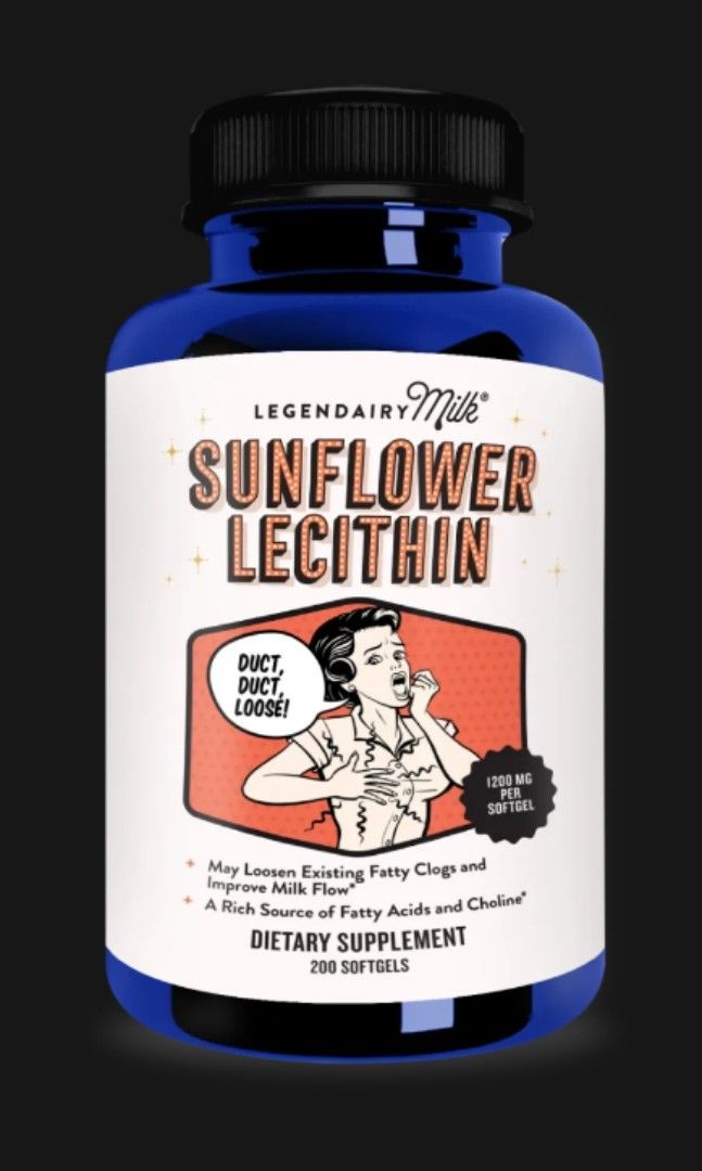 Legendary Milk Sunflower Lecithin 200 Caps, Health & Nutrition, Health ...