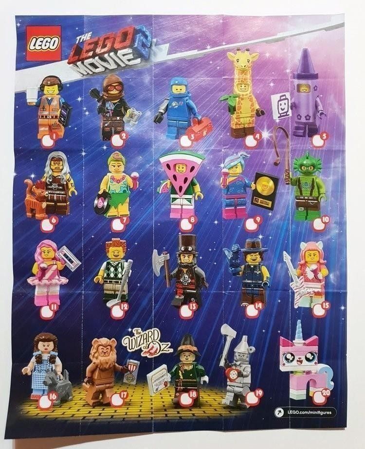 Lego 2019 Collectable Minifigures Series 71023 The Lego Movie 2 No. 5 ...