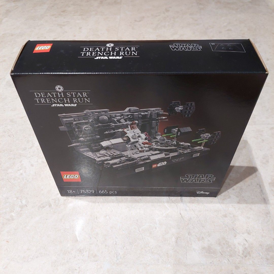 LEGO 75329 Star Wars Death Star Trench Run Diorama, Hobbies & Toys ...