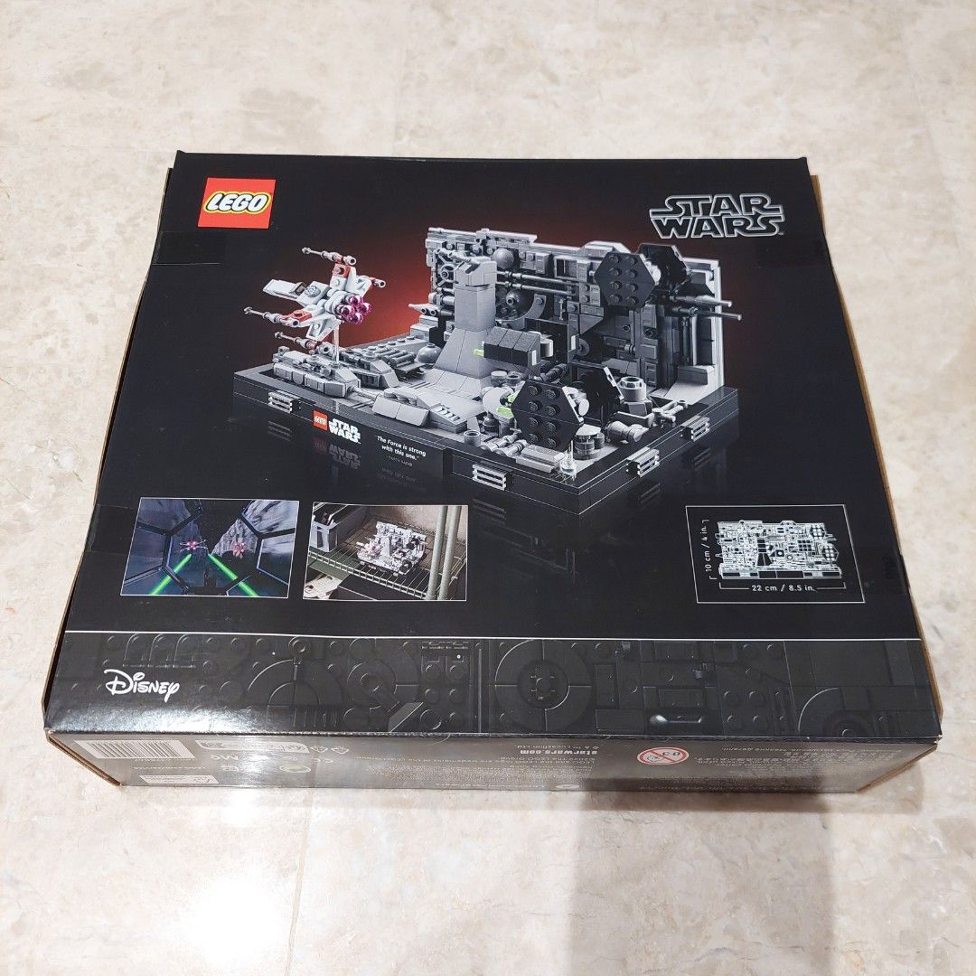 LEGO 75329 Star Wars Death Star Trench Run Diorama, Hobbies & Toys ...
