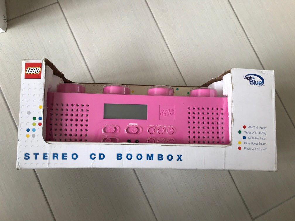 Lego stereo cd boombox, 音響器材, Soundbar、揚聲器、藍牙喇叭、耳擴 - Carousell